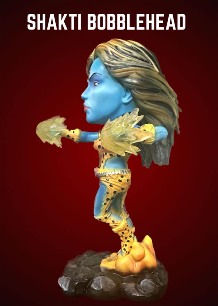 SHAKTI HAND PAINTED BOBBLE HEAD LIMITED EDITION | Raj Comics by Sanjay ...